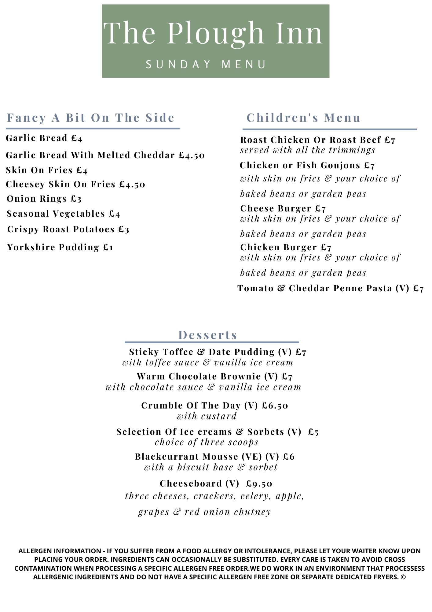 The Plough Inn - Langley Restaurant Info and Reservations