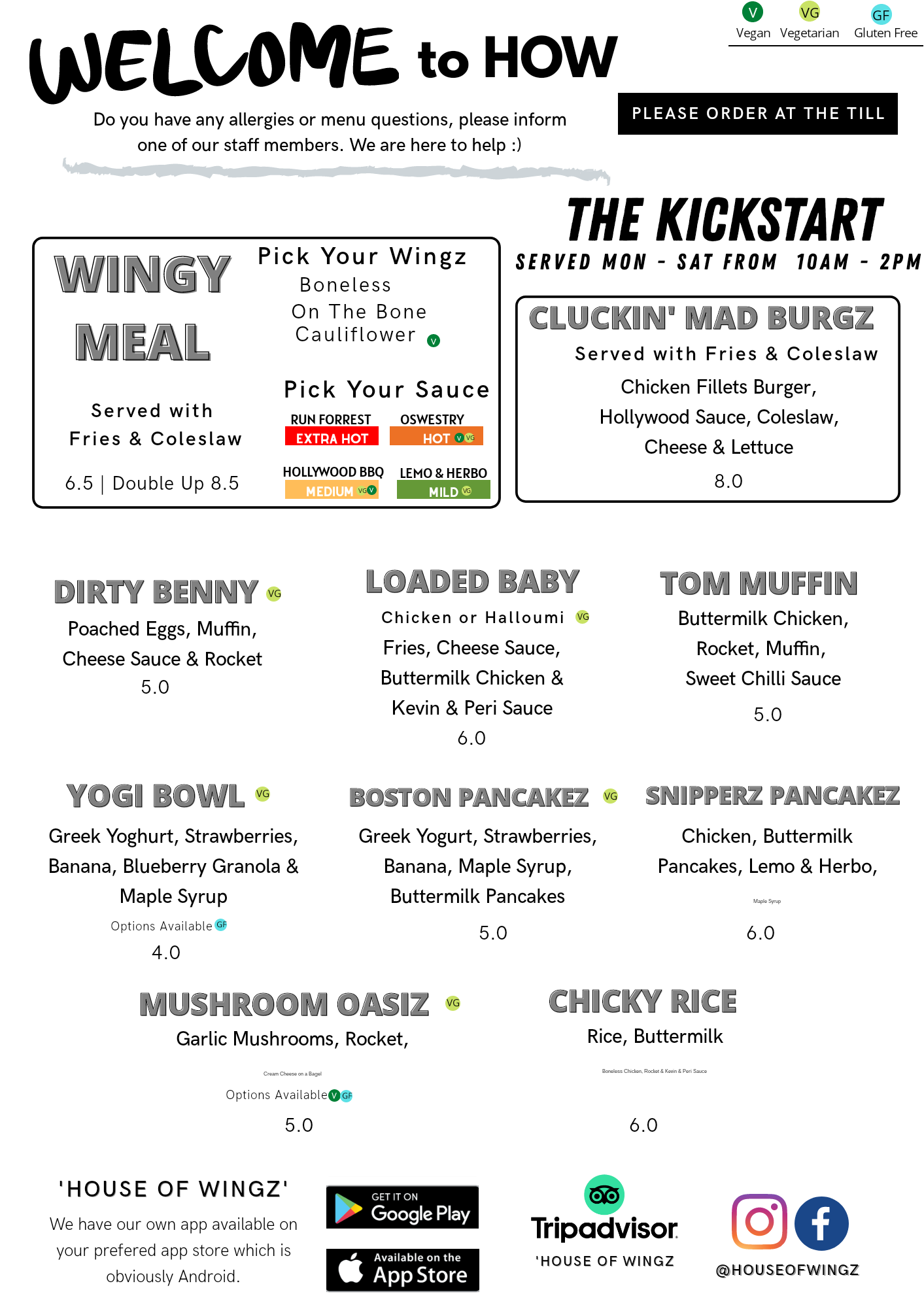 House of Wingz Restaurant Info and Reservations