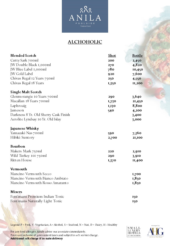 Anila Poolside Restaurant Info and Reservations