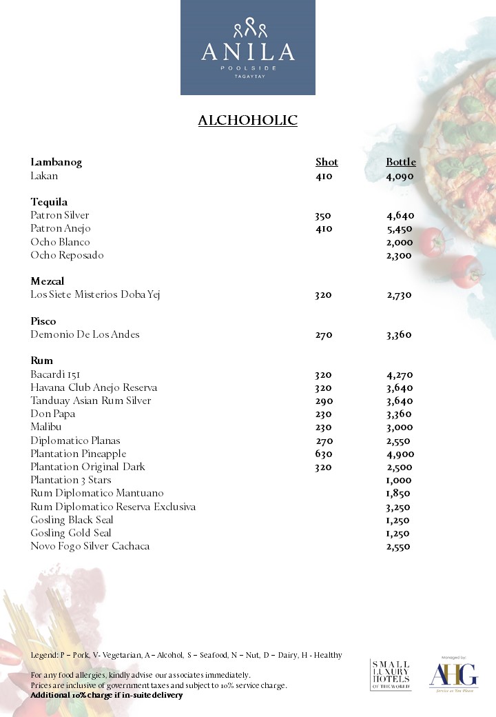 Anila Poolside Restaurant Info and Reservations