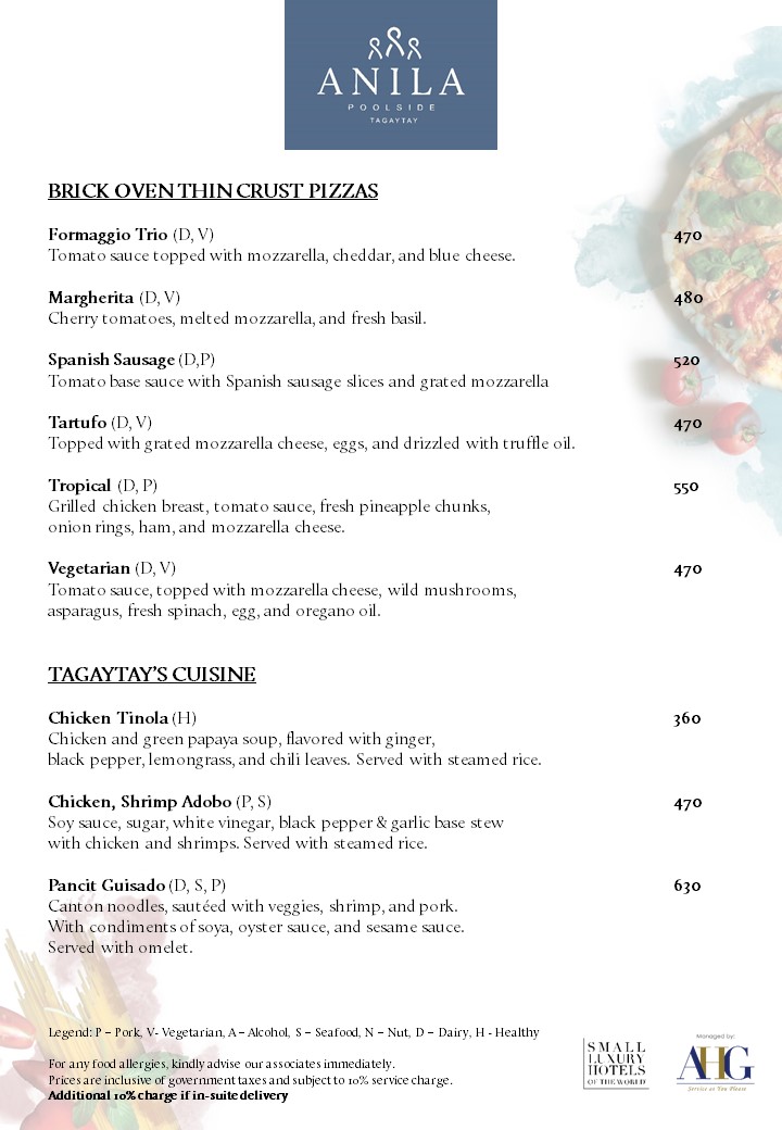 Anila Poolside Restaurant Info and Reservations