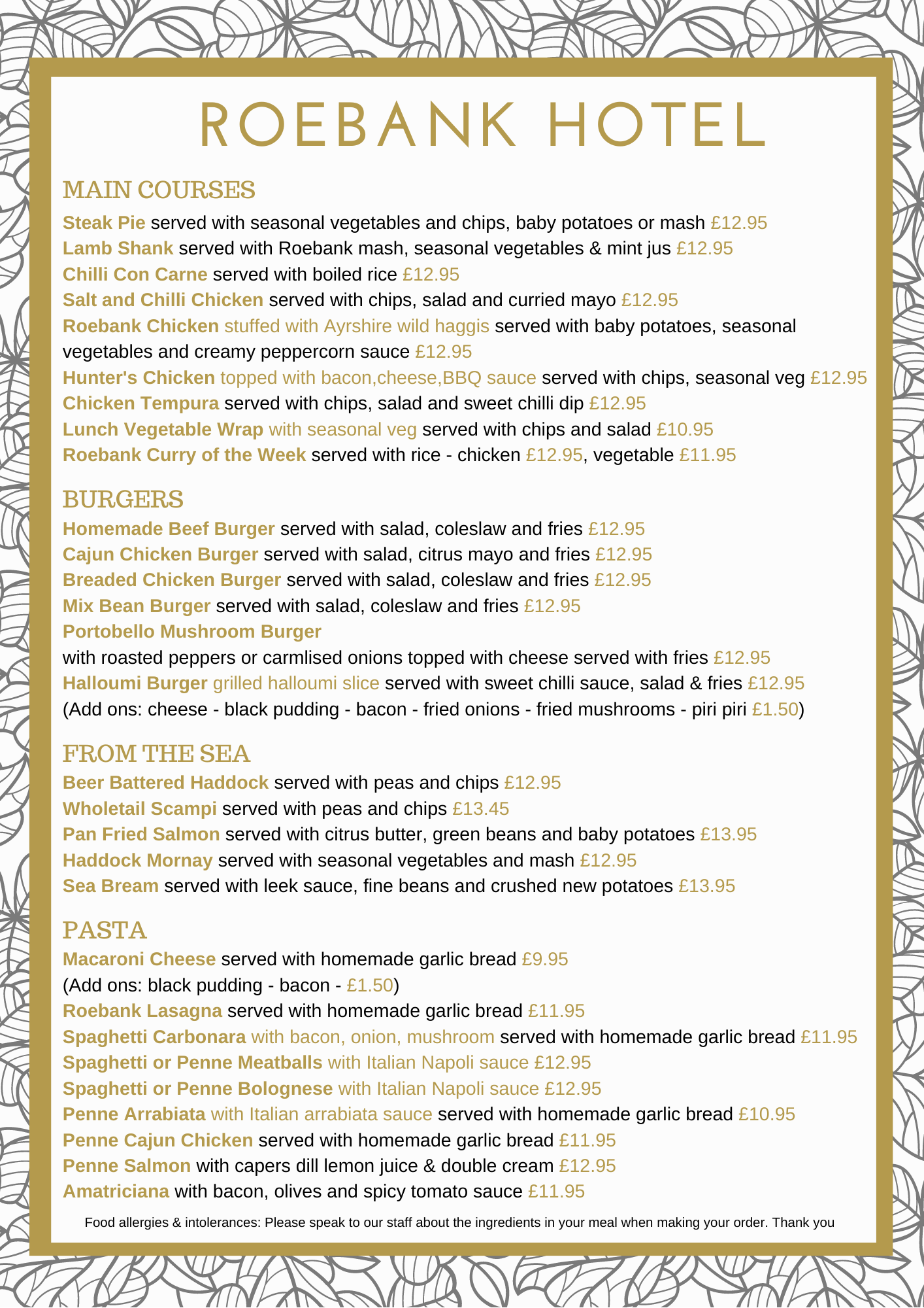 Roebank Hotel Restaurant Info and Reservations